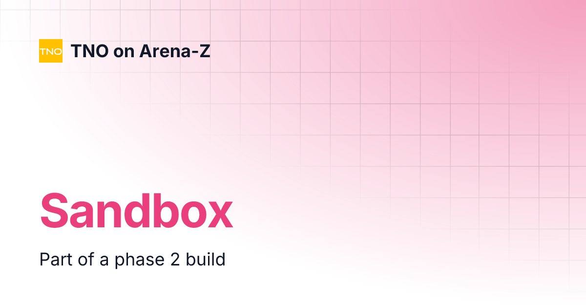 Sandbox | TNO on Arena-Z